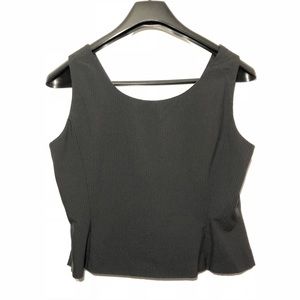 Tahari | Tops | Tahari Womens Sleeveless Tank Sz 6 Zipper On Side ...